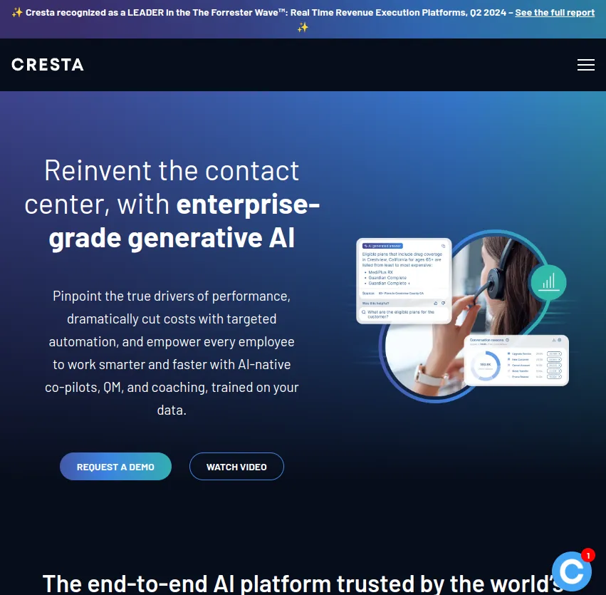 Cresta AI | Avis & Alternatives IA