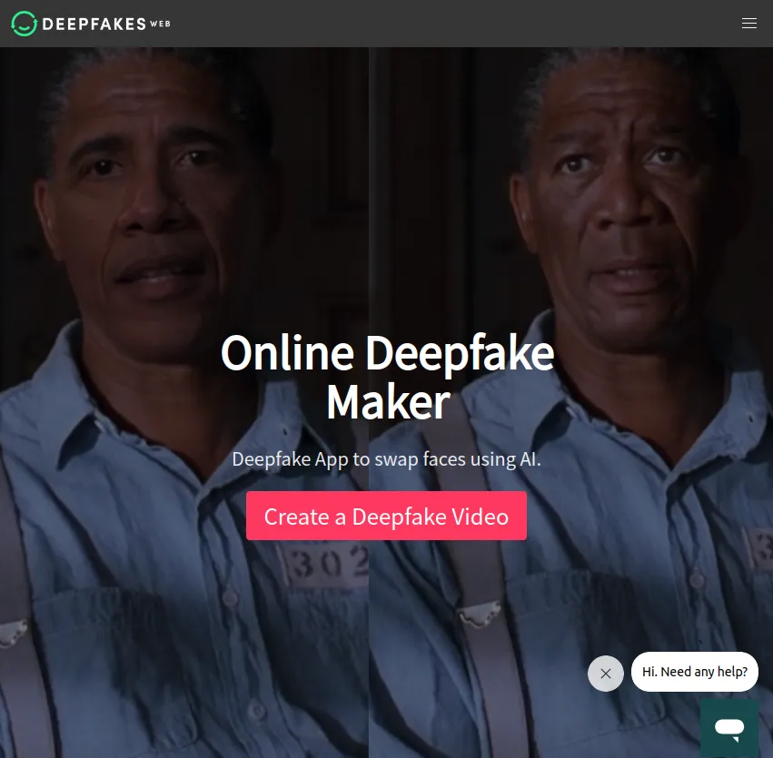 Deep Fakes Web | Avis & Alternatives IA