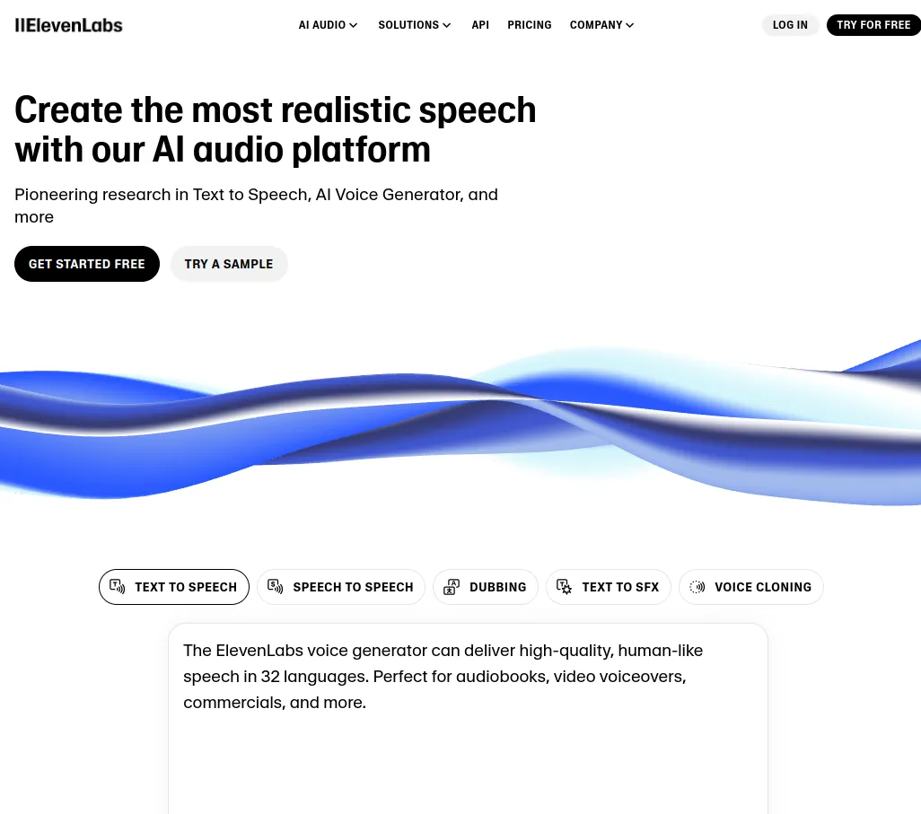 Eleven Labs | Avis & Alternatives IA