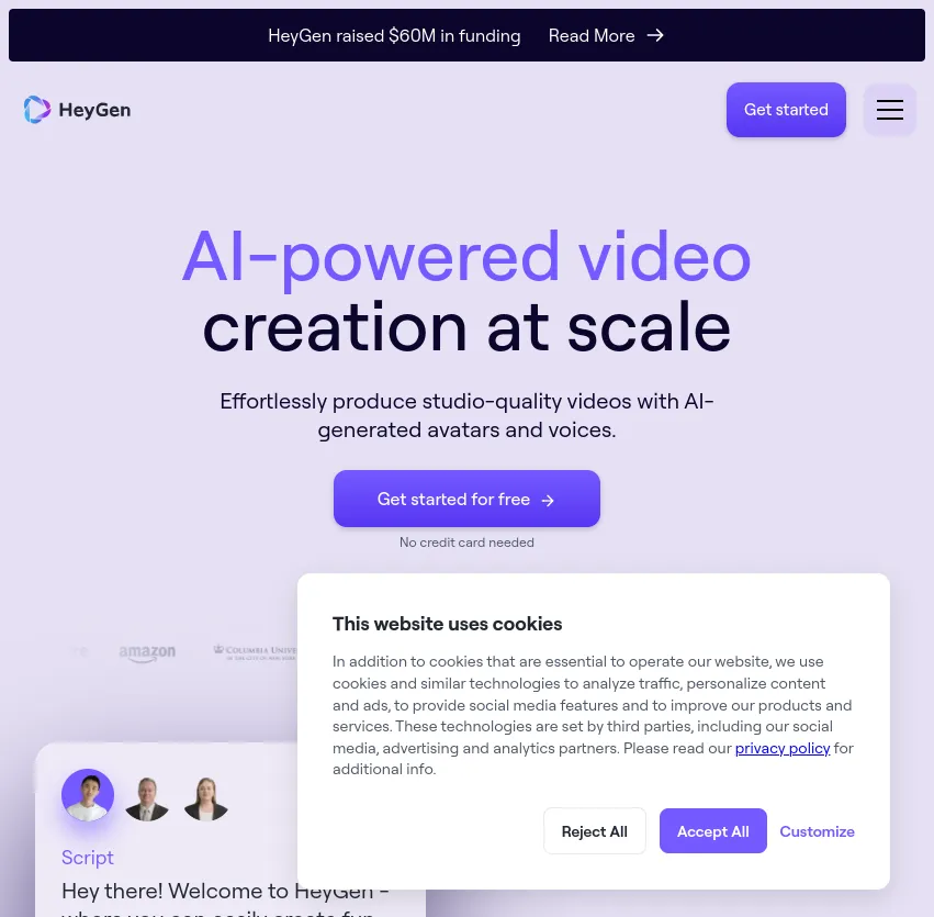 Heygen | Avis & Alternatives IA