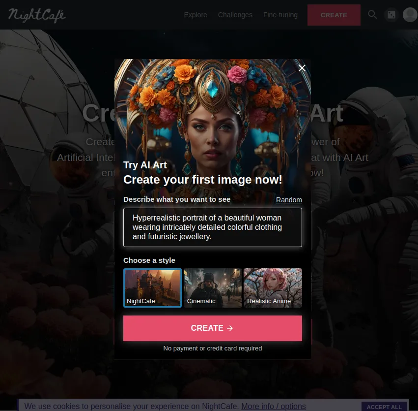 Nightcafé | Avis & Alternatives IA