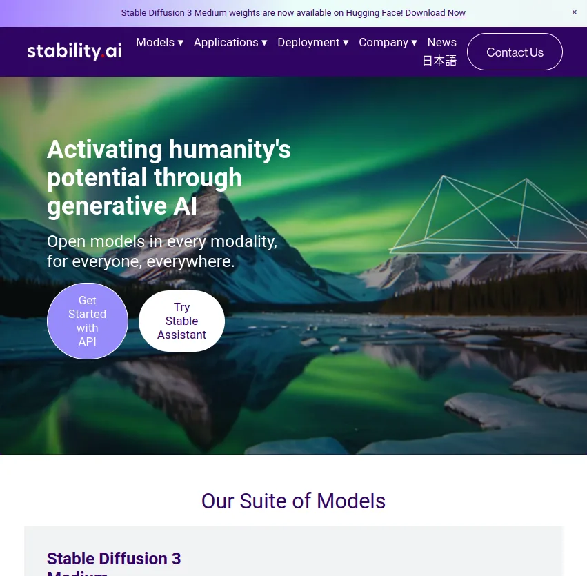 Stability AI | Avis & Alternatives IA