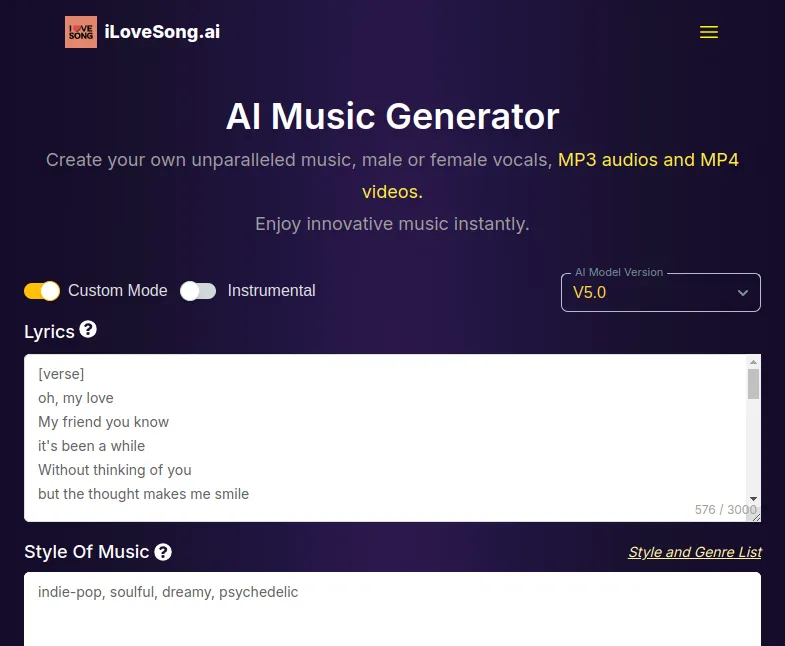 I love song | Avis & Alternatives IA