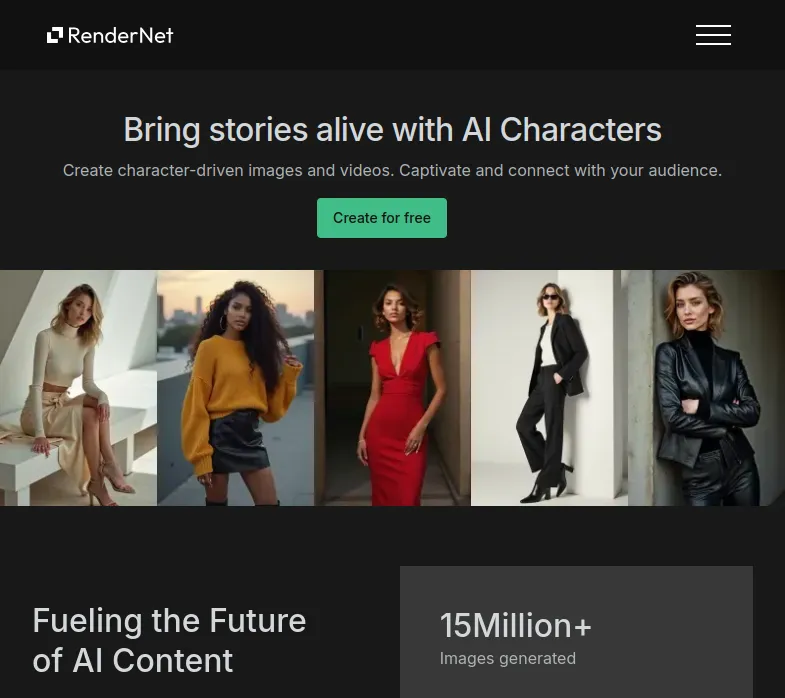 RenderNet AI | Avis & Alternatives IA