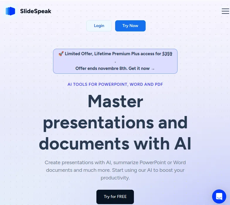 Slide Speak | Avis & Alternatives IA